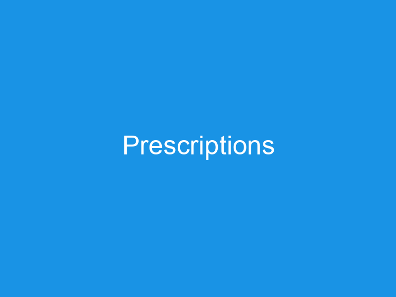 Prescriptions - Wolverley Surgery